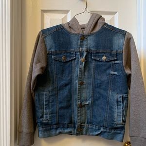 Ring of Fire | Jackets & Coats | Hooded Denim Jacket | Poshmark
